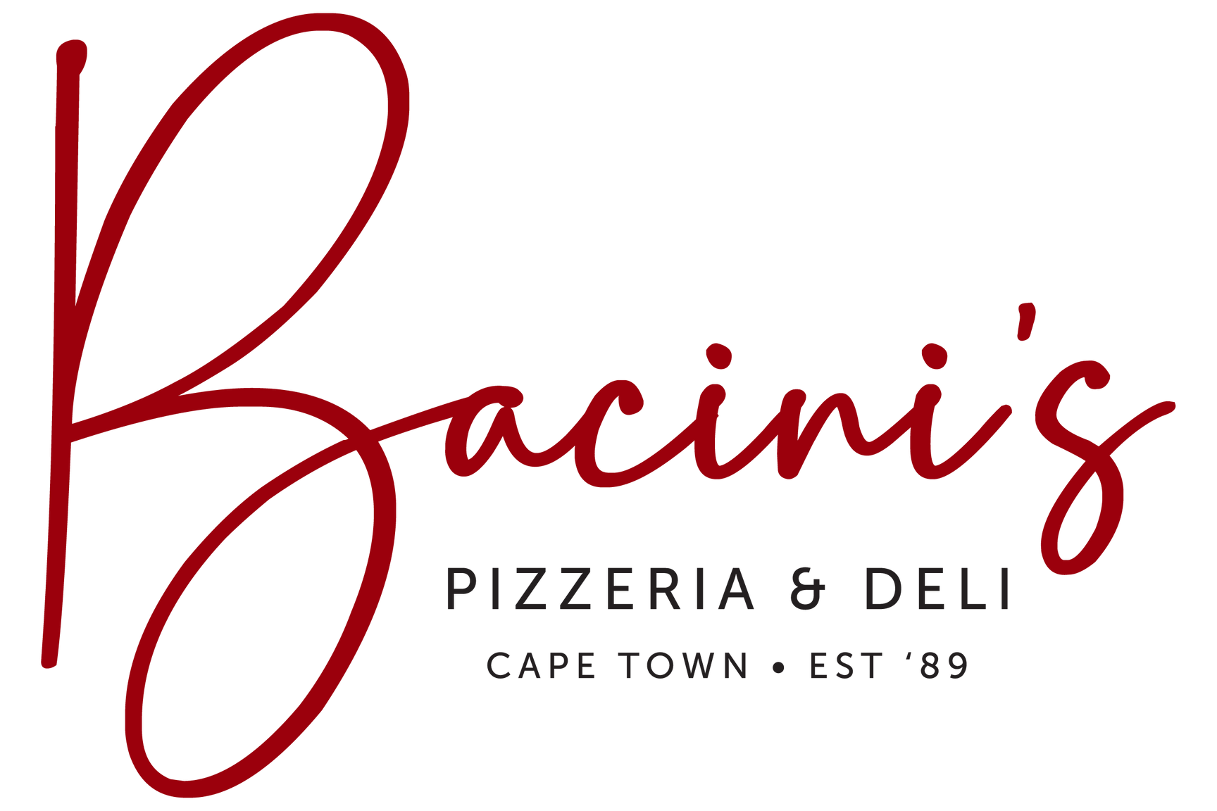 Menu – Bacini's on Kloof